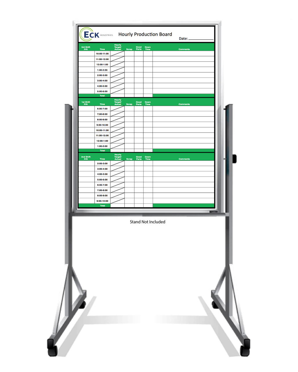 Hourly Production Tracking Board | Track Hourly Production with Ease