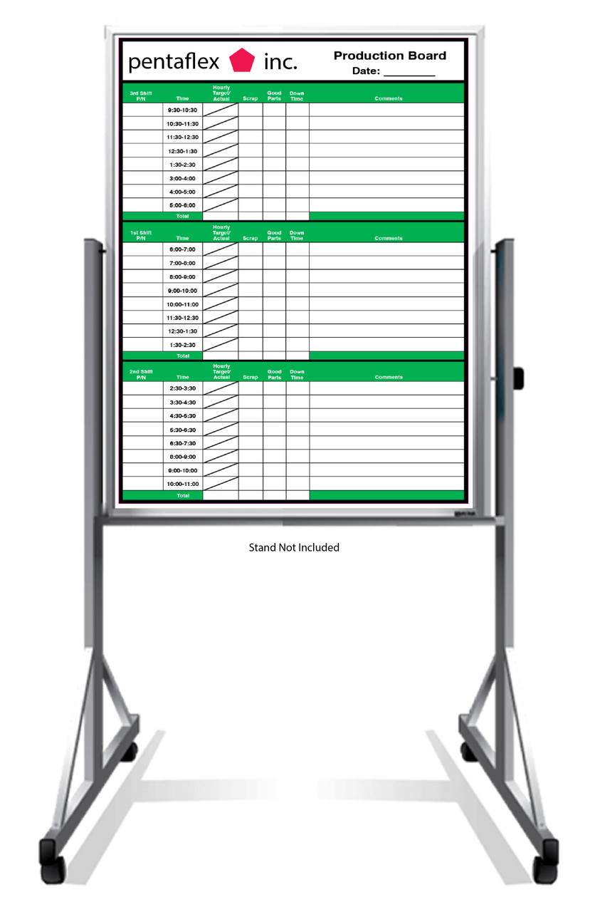 Hourly Production Tracking Board | Track Hourly Production with Ease