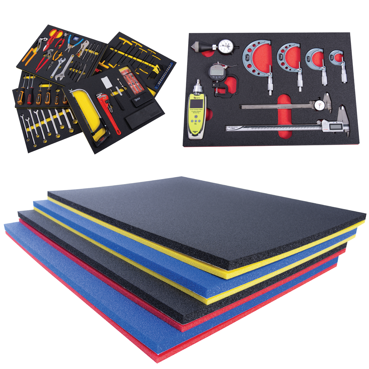 Tool Box Foam Organizers 2 Piece - Fast Shipping