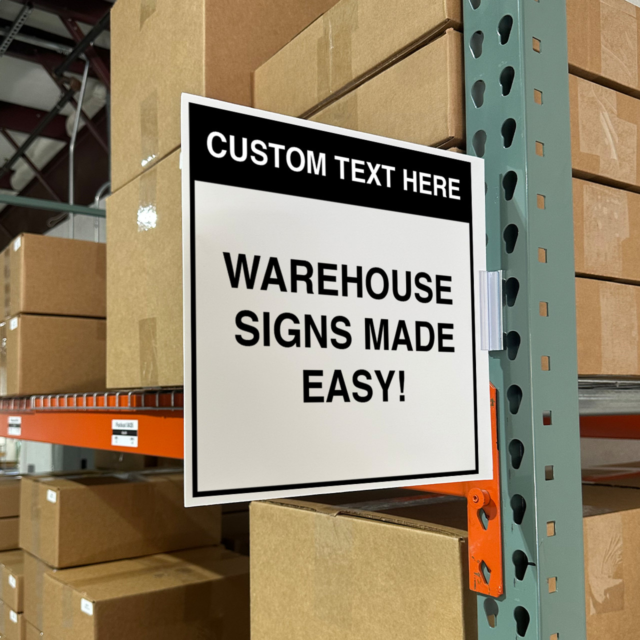Warehouse Aisle Sign - Aisle 10 - 5S Supplies LLC