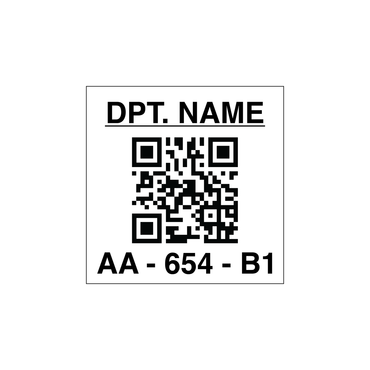 Hanging Barcode Sign - 5S Supplies LLC