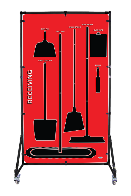 Custom Printed 5S Cleaning Station Shadow Boards | 5S Supplies