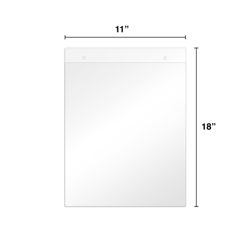 Acrylic Document Holders - Portrait (5-Pack) - 5S Supplies LLC