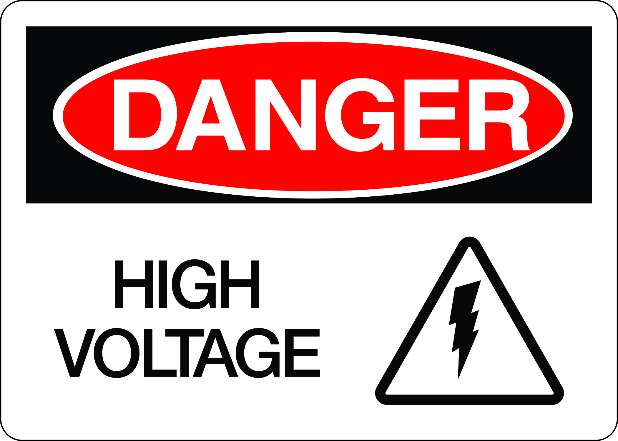 High Voltage Symbol