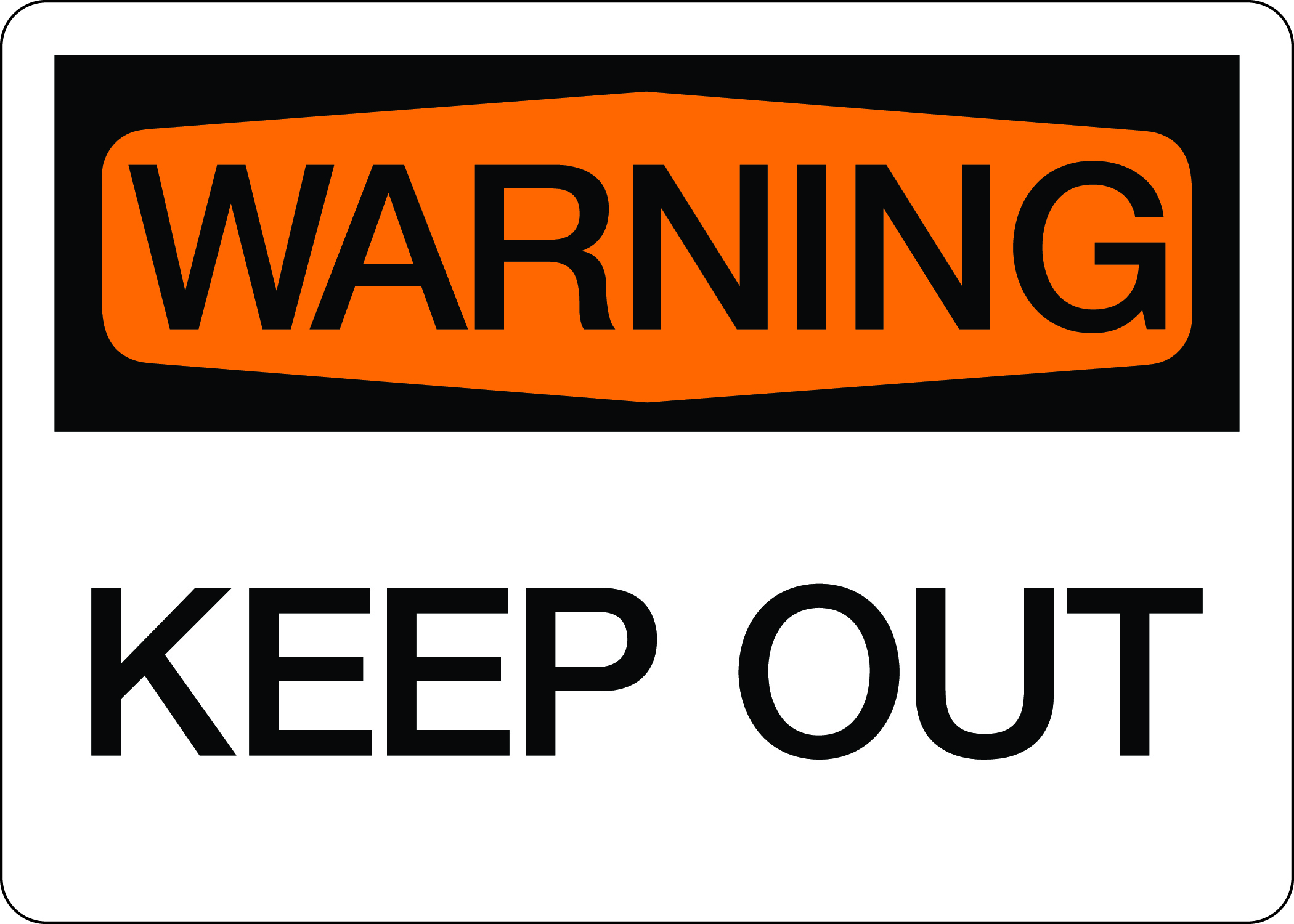 Warning - Keep Out - 5S Supplies LLC