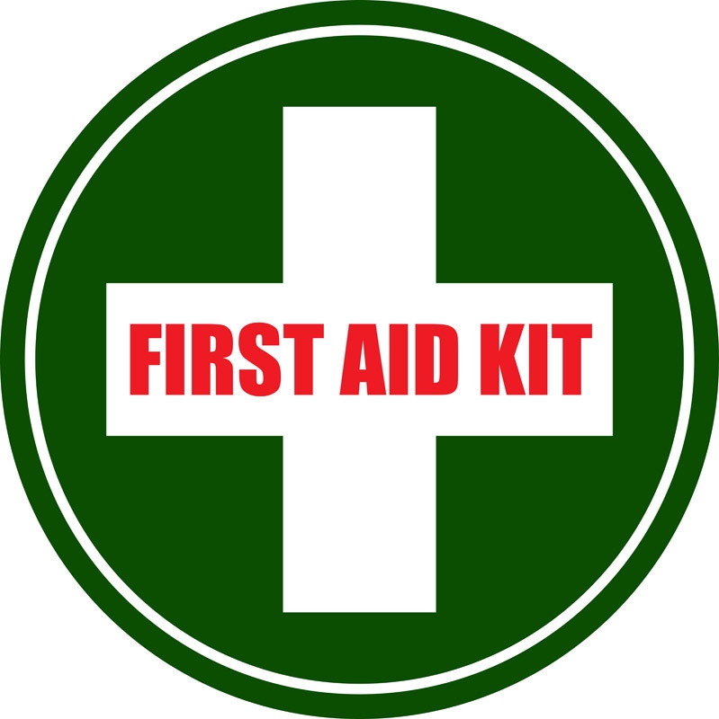 First Aid Kit Floor Sign - 5S Supplies LLC