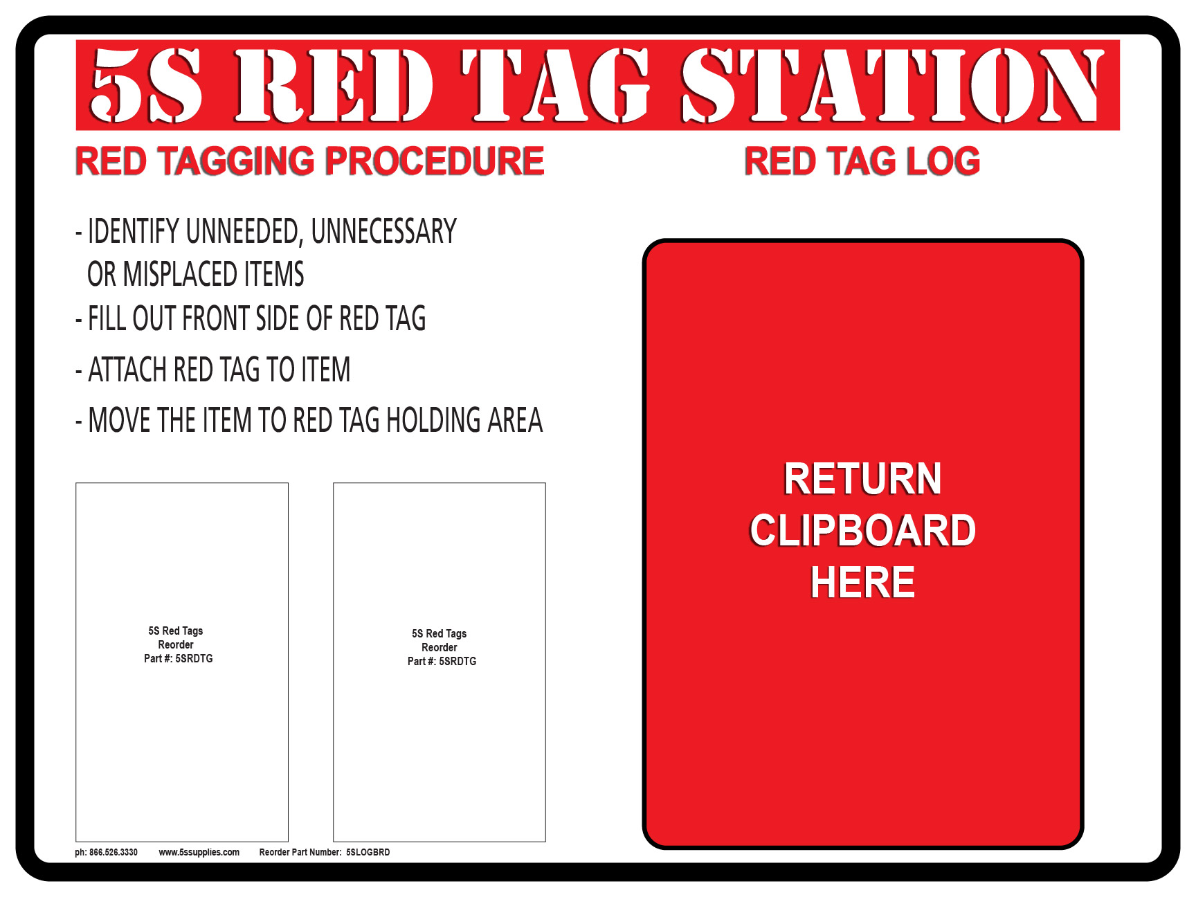red tag procedure