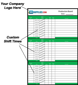 Hourly Production Tracking Board | Track Hourly Production with Ease