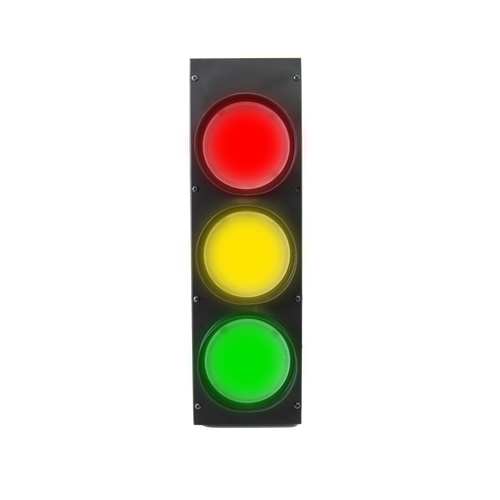 Safety Traffic Light - LED Signal System 5.625" W x 18.5" H - 5S ...
