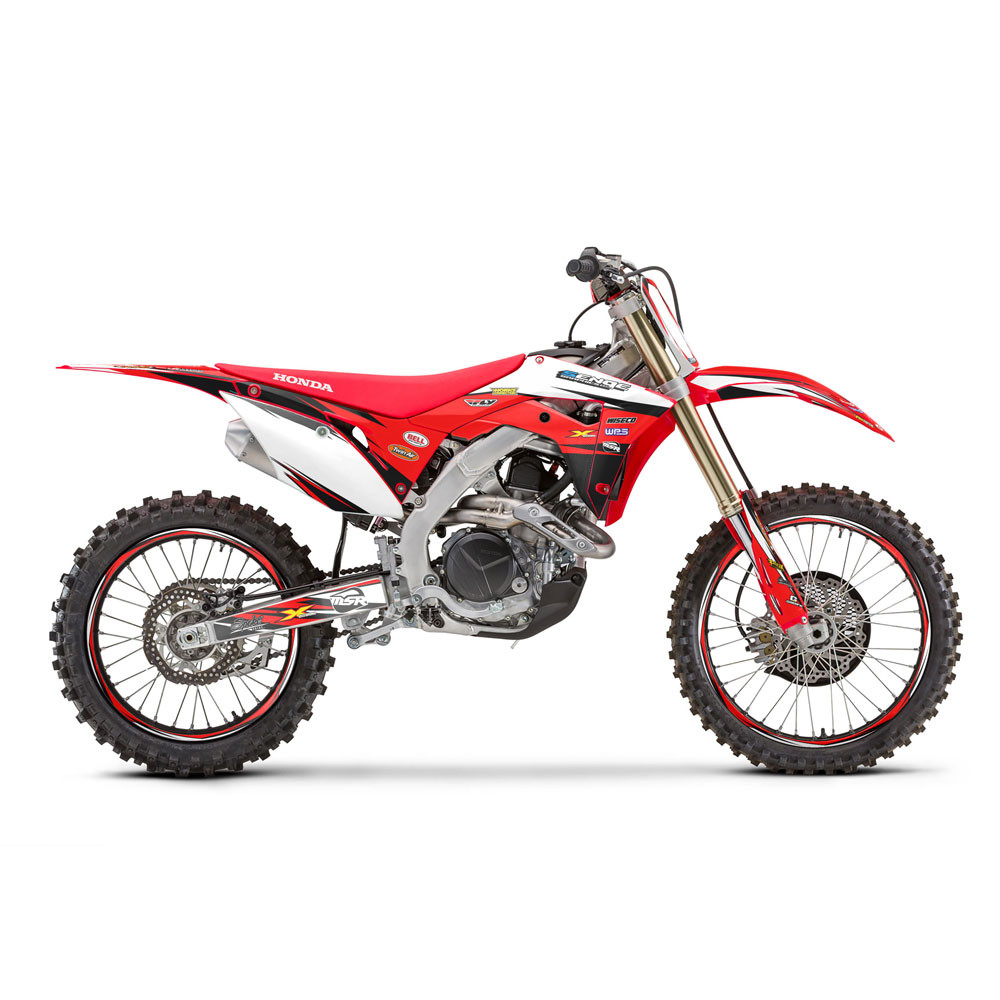Honda CRF 150F Dirt Bike Graphics Kit - VELOCITY | SENGE GRAPHICS INC