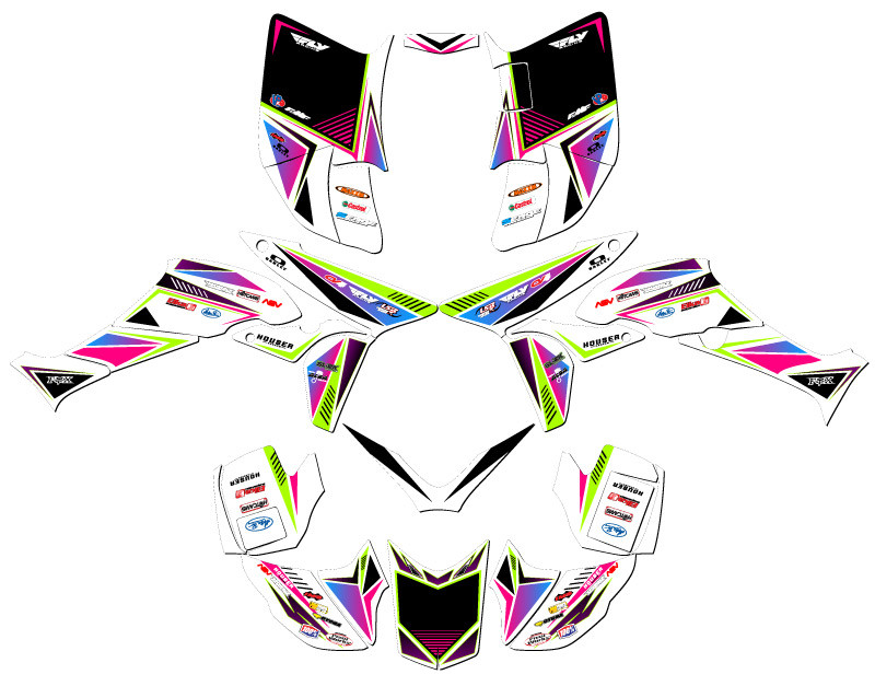 Custom Made Honda TRX 450R ATV Graphic Kits, Order Now | Senge Graphics