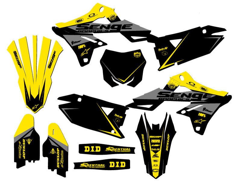 SUZUKI DIRT BIKE GRAPHICS KITS | SENGE GRAPHICS