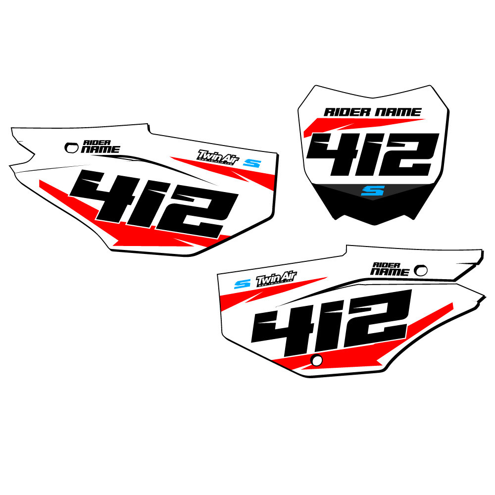 Honda CRF 125 Custom Dirt Bike Number Plate Graphics - SG64 | SENGE ...