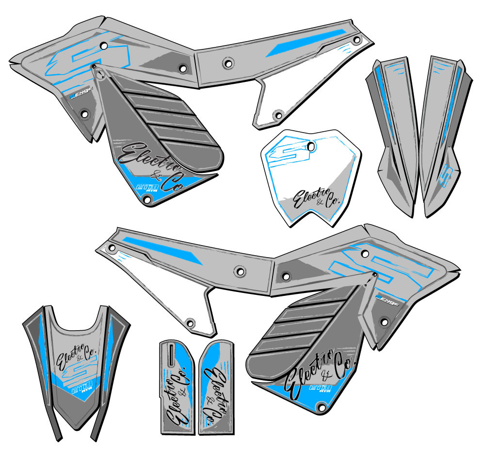 ELECTRO & CO E Bike Graphics Kits | SENGE GRAPHICS