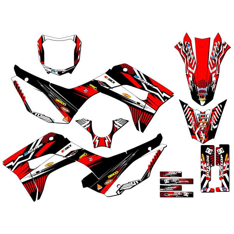 Honda CRF 110 Dirt Bike Graphics Kit - MAYHEM | SENGE GRAPHICS INC