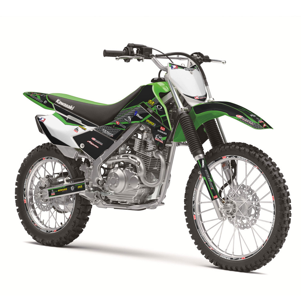 Kawasaki KLX 140 Dirt Bike Graphics Kit - PODIUM | SENGE GRAPHICS INC