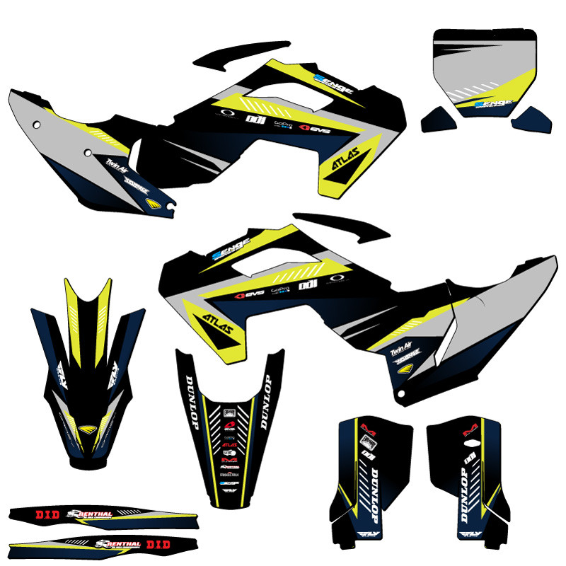 Husqvarna FC Dirt Bike Graphics Kit - SURGE | SENGE GRAPHICS INC