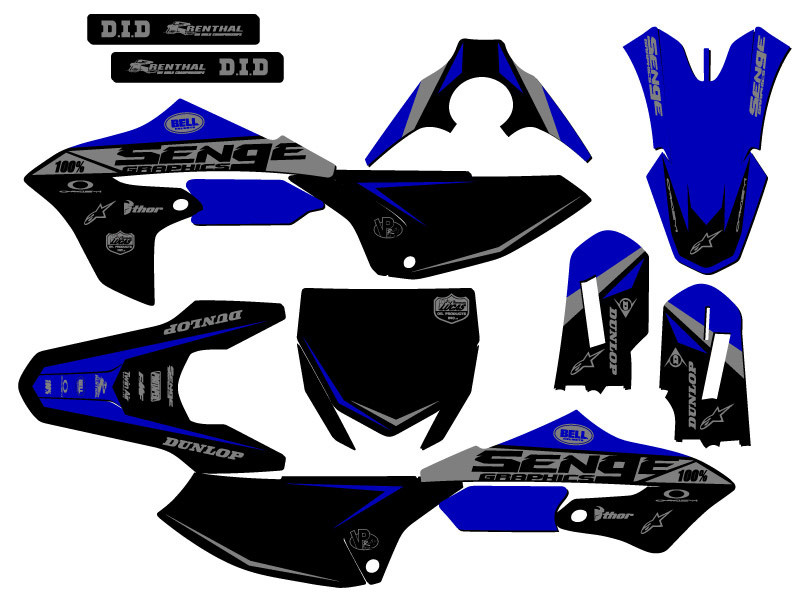 Yamaha YZ 65 Dirt Bike Graphics Kit - BINARY | SENGE GRAPHICS INC