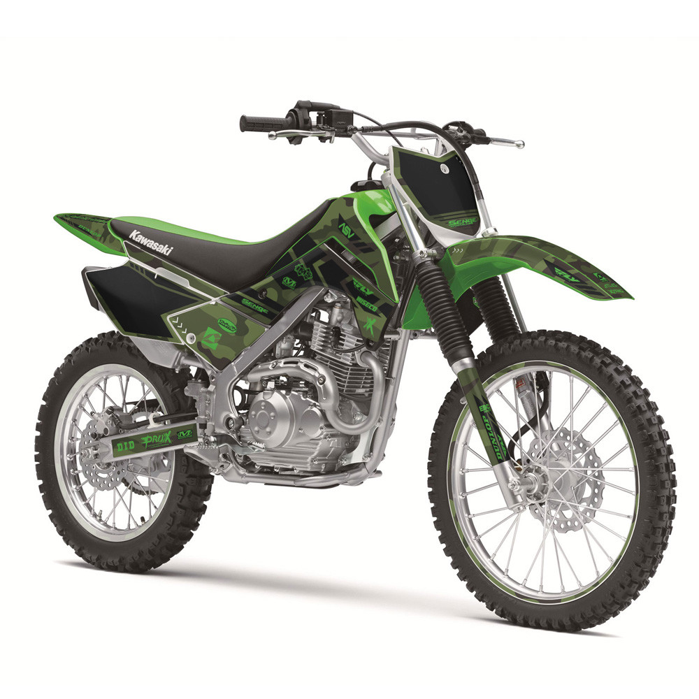 Kawasaki KLX 140R/RL Dirt Bike Graphics Kit - APACHE | SENGE GRAPHICS INC