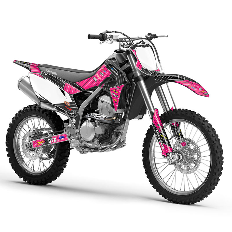 Kawasaki KLX 300R Dirt Bike Graphics Kit - RACE SERIES | SENGE GRAPHICS INC