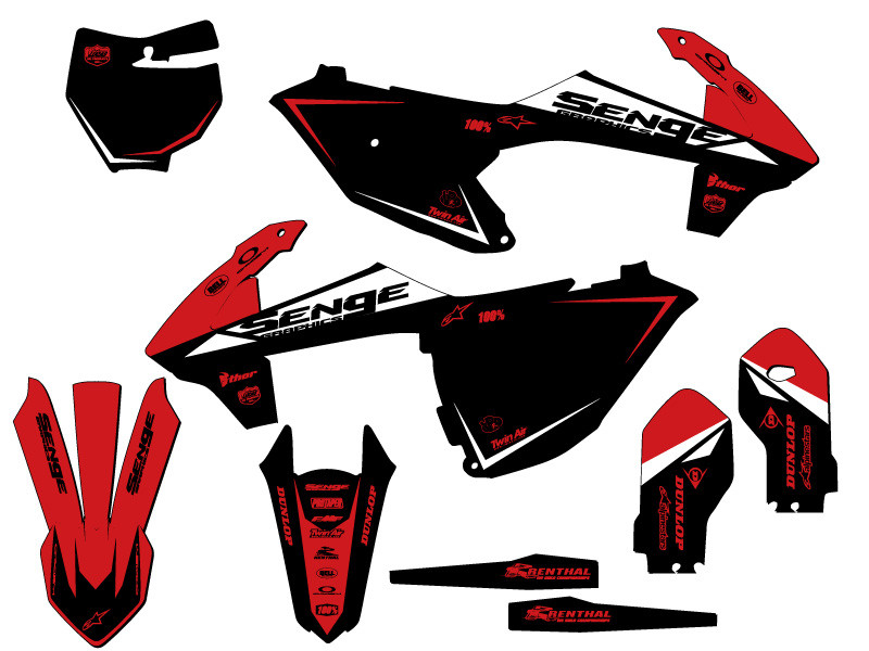 GASGAS MC 85 Dirt Bike Graphics Kit - BINARY | SENGE GRAPHICS INC