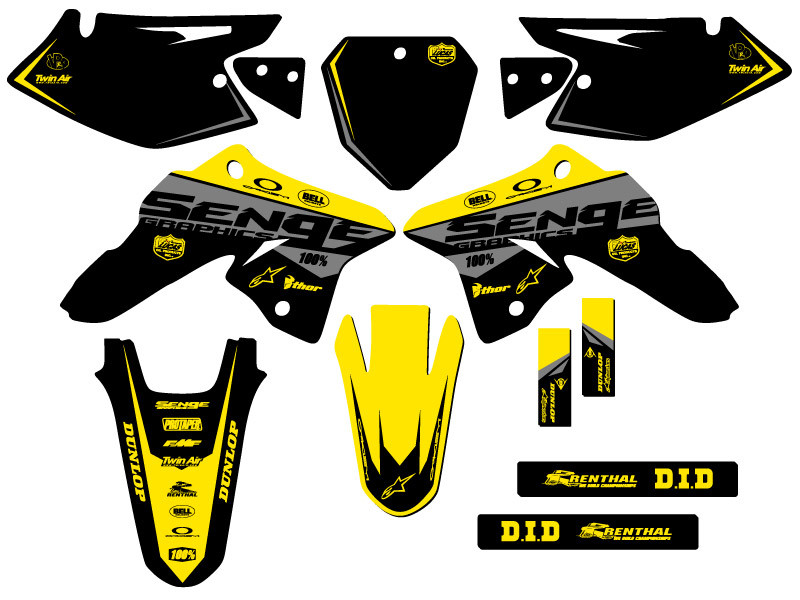 SUZUKI DIRT BIKE GRAPHICS KITS | SENGE GRAPHICS