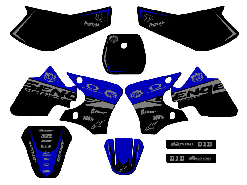 YAMAHA DIRT BIKE GRAPHICS KITS | SENGE GRAPHICS