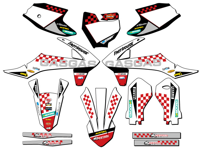 GASGAS DIRT BIKE GRAPHICS KITS | SENGE GRAPHICS