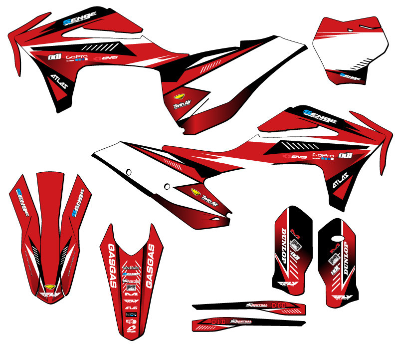 GASGAS DIRT BIKE GRAPHICS KITS | SENGE GRAPHICS