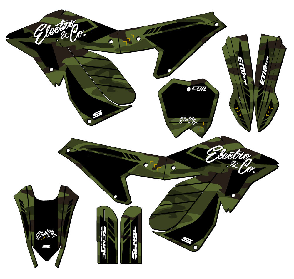 ELECTRO & CO ETM RTR E Bike Graphics Kits | SENGE GRAPHICS