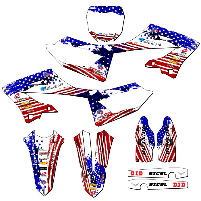 Custom Dirt Bike Graphic Kits For Yamaha YZ 125 | Order Now | Senge ...