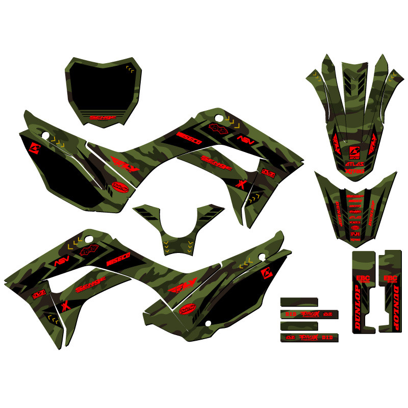 Custom Dirt Bike Graphic Kits For Honda CRF 110 | Order Now | Senge ...