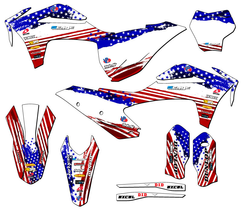 Custom Dirt Bike Graphic Kits For GasGas EX | Order Now | Senge Graphics
