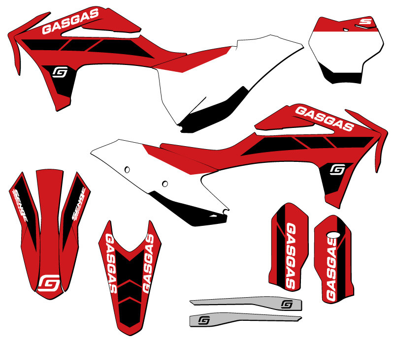 GASGAS EX DIRT BIKE GRAPHICS KITS | SENGE GRAPHICS