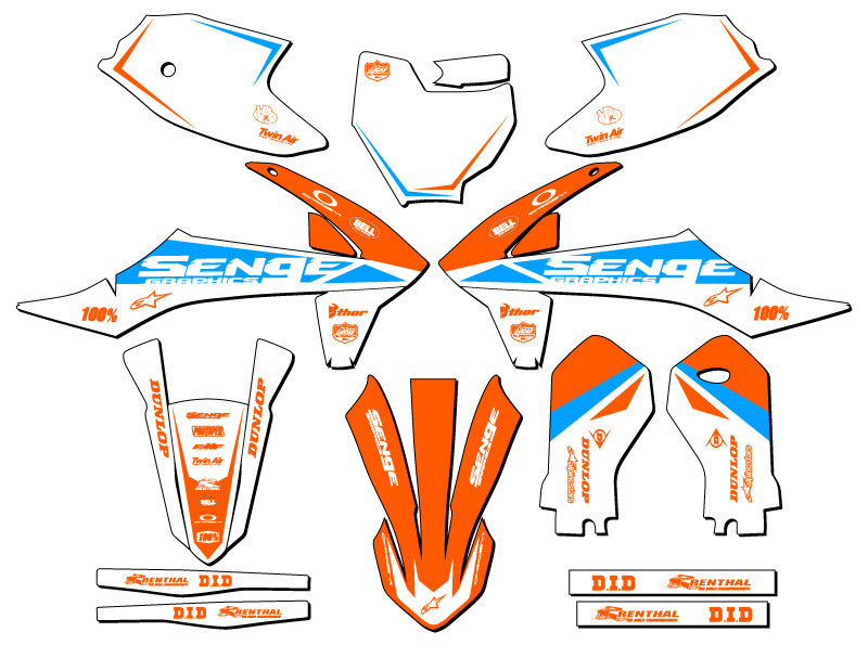 High Quality Dirt Bike Graphics kits | Senge Graphics