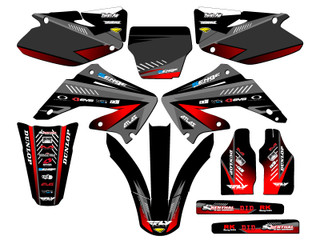 Custom Dirt Bike Graphic Kits For Honda CR 250R | Order Now | Senge ...