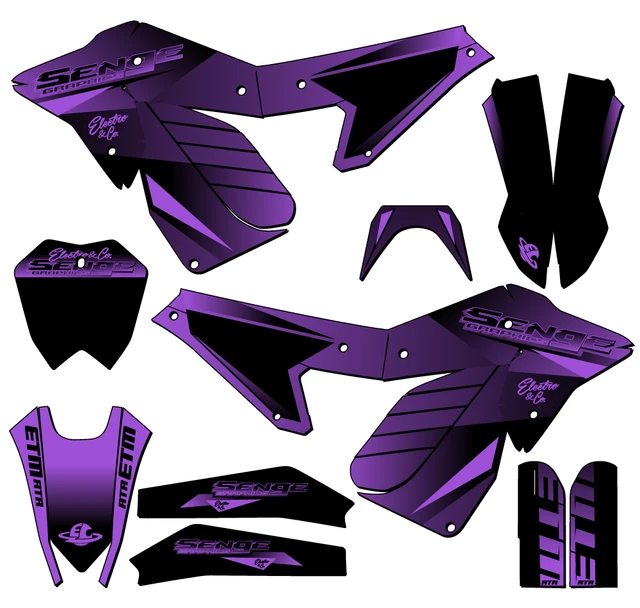 FADED ETM RTR Electric Bike Graphics Kit | SENGE GRAPHICS INC