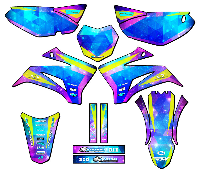 Custom Dirt Bike Graphic Kits For Yamaha TTR 125 | Order Now | Senge ...