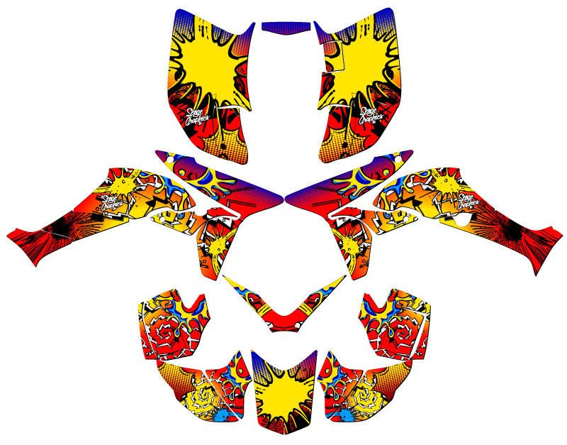 Custom Made Honda TRX 450R ATV Graphic Kits, Order Now | Senge Graphics