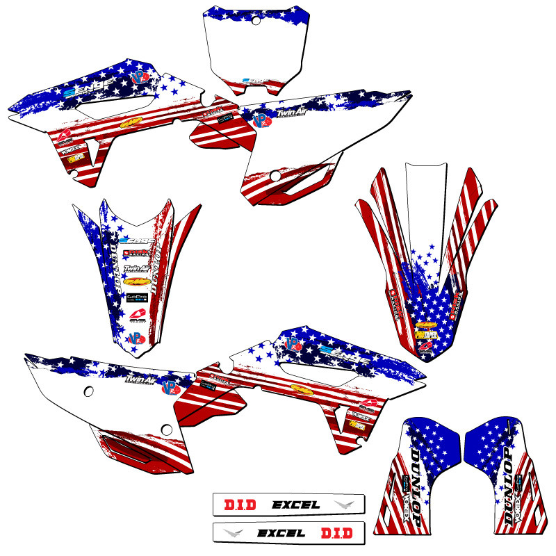 Custom Dirt Bike Graphic Kits For Honda CRF 450R | Order Now | Senge ...