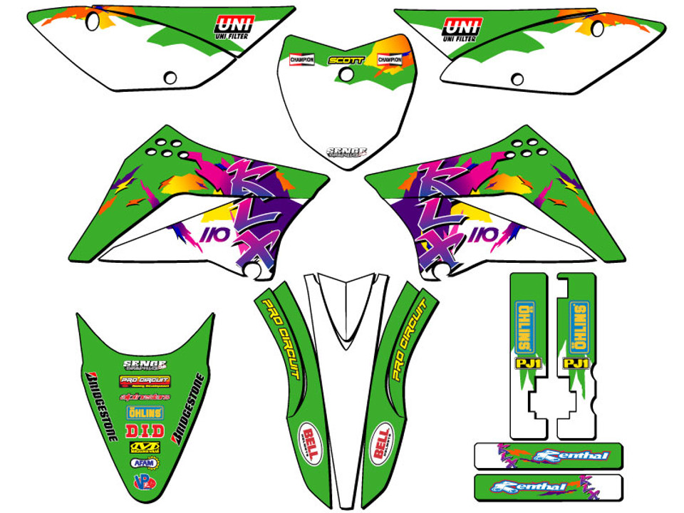 High Quality Dirt Bike Graphics kits | Senge Graphics