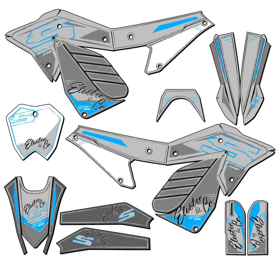 Custom Dirt Bike Graphic Kits For Electro & Co ETM RTR | Order Now ...