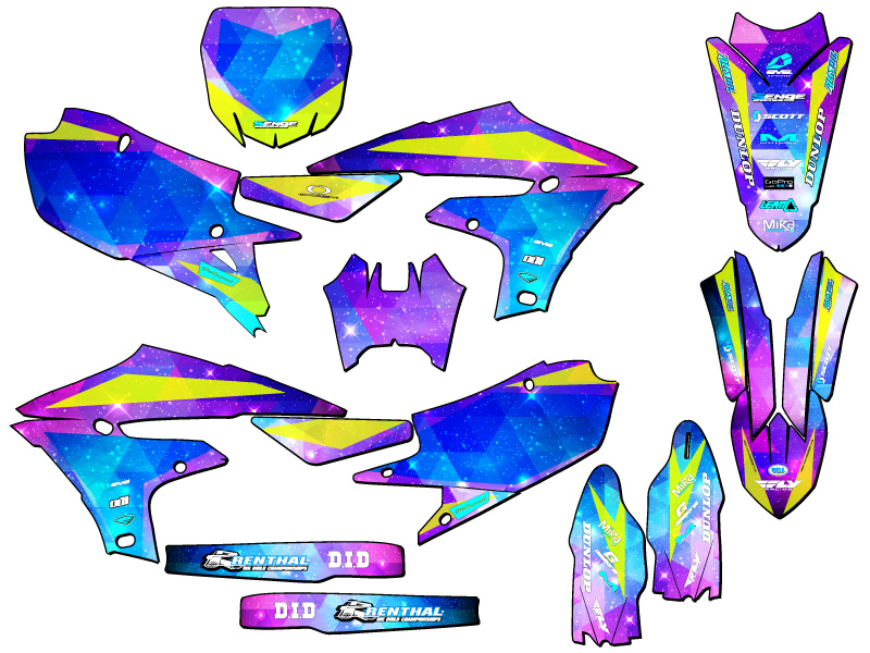 2018-2022 fits CYCRA POWERFLOW YZ 450 F SPACE KADET Galaxy Senge ...