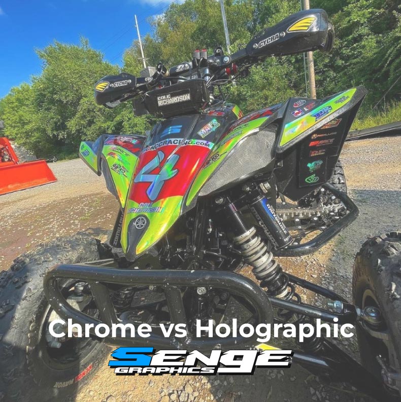 Chrome vs Holographic Graphics - Senge Graphics Inc