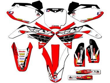 Honda CRF 150R Dirt Bike Graphics Kit - 13 FLY | SENGE GRAPHICS INC