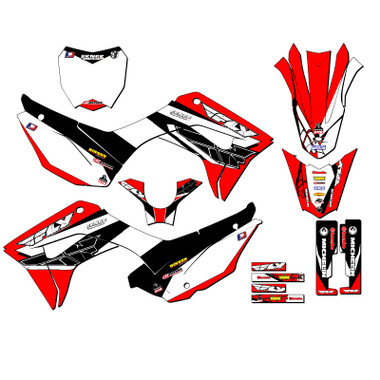Honda CRF 110 Dirt Bike Graphics Kit - 13 FLY | SENGE GRAPHICS INC