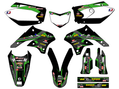 Kawasaki KLX 450 Dirt Bike Graphics Kit - PODIUM | SENGE GRAPHICS INC