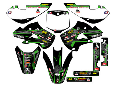 Kawasaki KX 65 Dirt Bike Graphics Kit - PODIUM | SENGE GRAPHICS INC