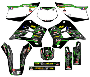 Kawasaki KDX 200 Dirt Bike Graphics Kit - PODIUM | SENGE GRAPHICS INC