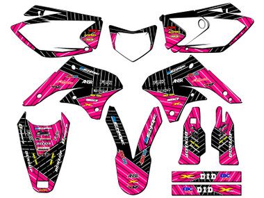 Kawasaki KLX 450 Dirt Bike Graphics Kit - RACE SERIES | SENGE GRAPHICS INC